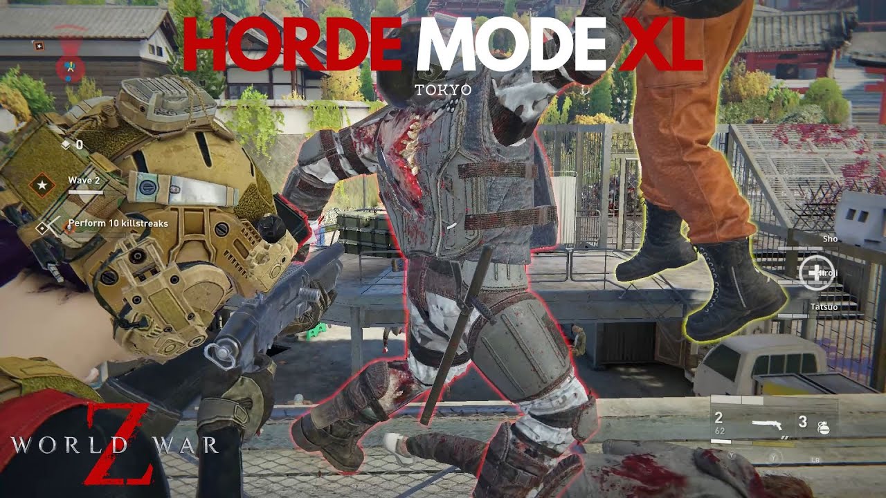 World War Z - Horde Mode XL | Location -Tokyo | WWZ Gameplay - YouTube