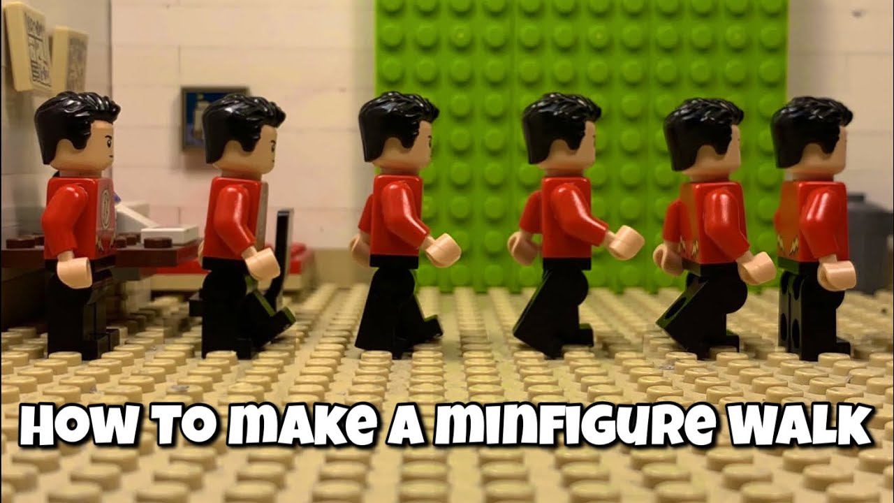 LEGO Stop Motion Tutorial - How To Make A Minifigure Walk (Walk Cycle ...