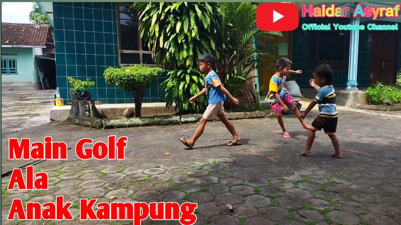 Main Golf Ala Anak Kampung - YouTube