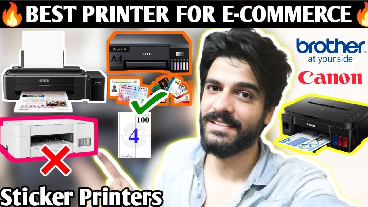 🔥Best Sticker Printer for Ecommerce Business under ₹10,000 | Ink Tank ...