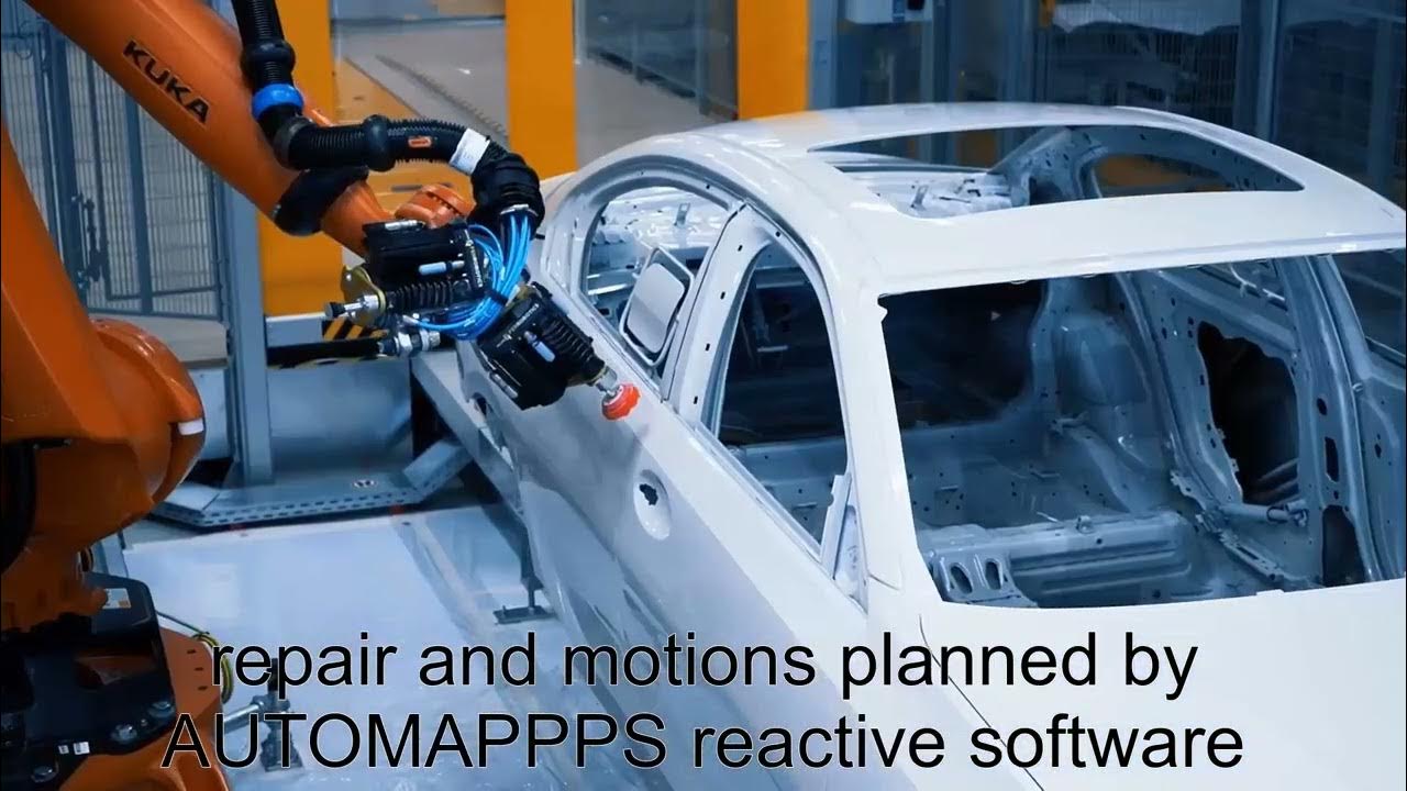 Vision-based paint-repair with robots using AUTOMAPPPS software - YouTube