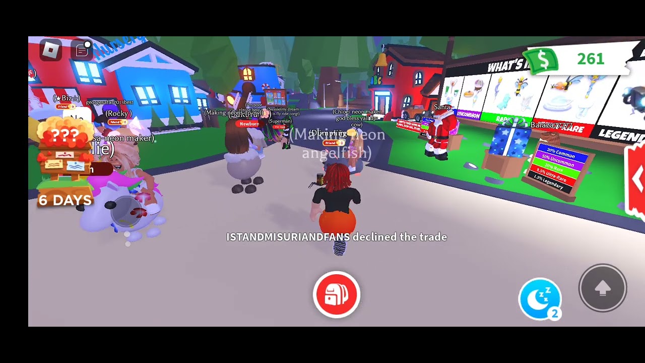 Playing Roblox adopt me - YouTube