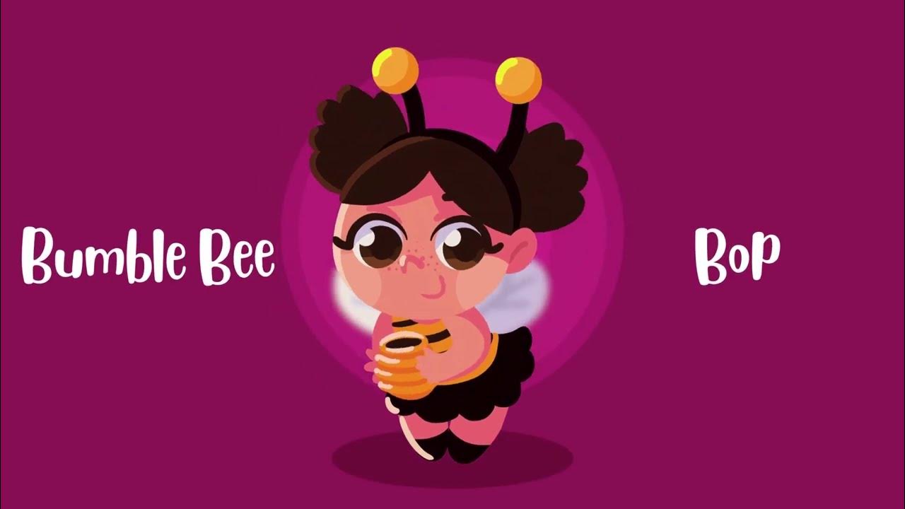"Bumble Bee Bop 🐝 | Viral Fun Nursery Rhyme for Toddlers 🎶 | Learn ...