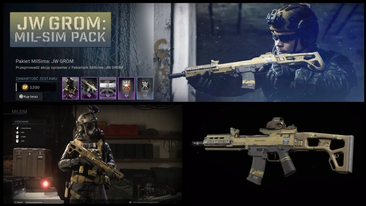 Modern Warfare: Operator "JW GROM" / Dzieki wsparciu Infinity Ward PL ...
