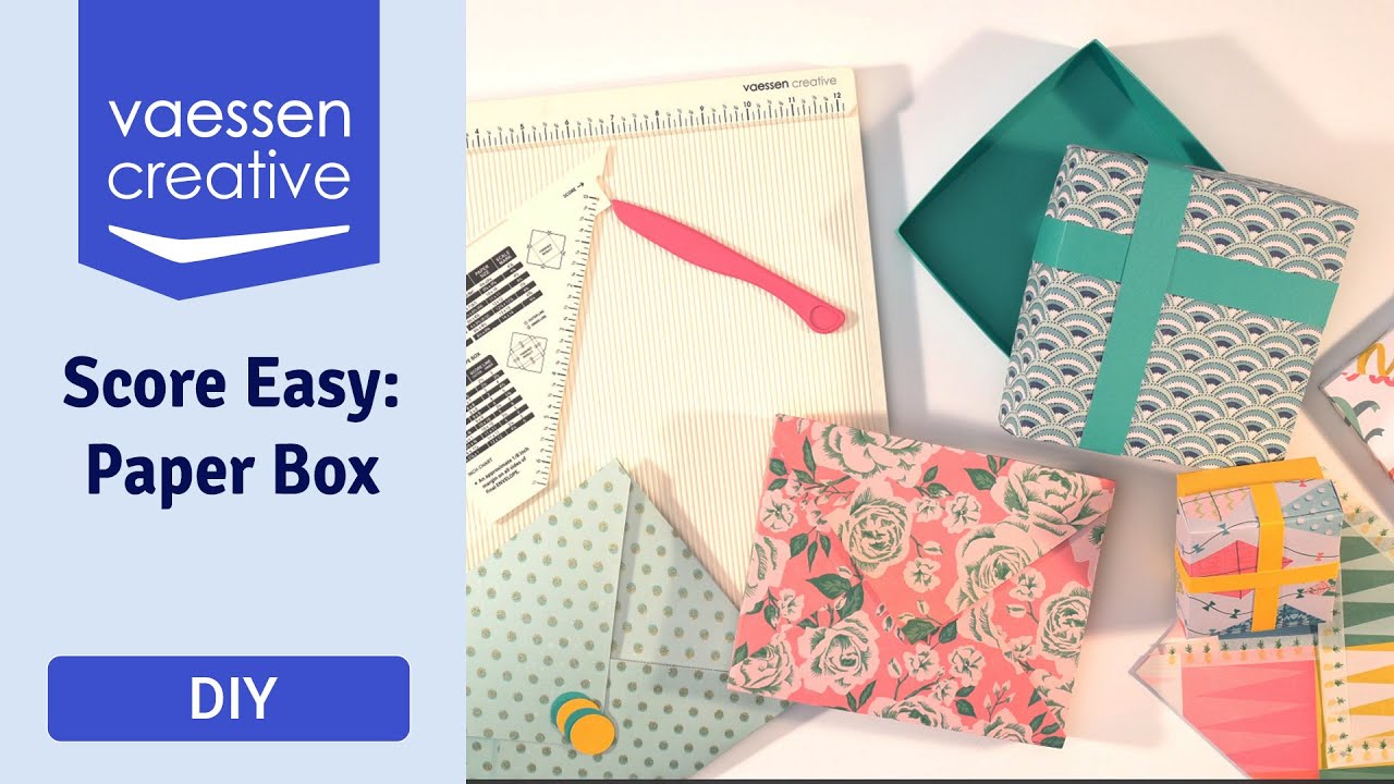 Using The Score Easy to Create a Custom Box with Cover (2019) - YouTube