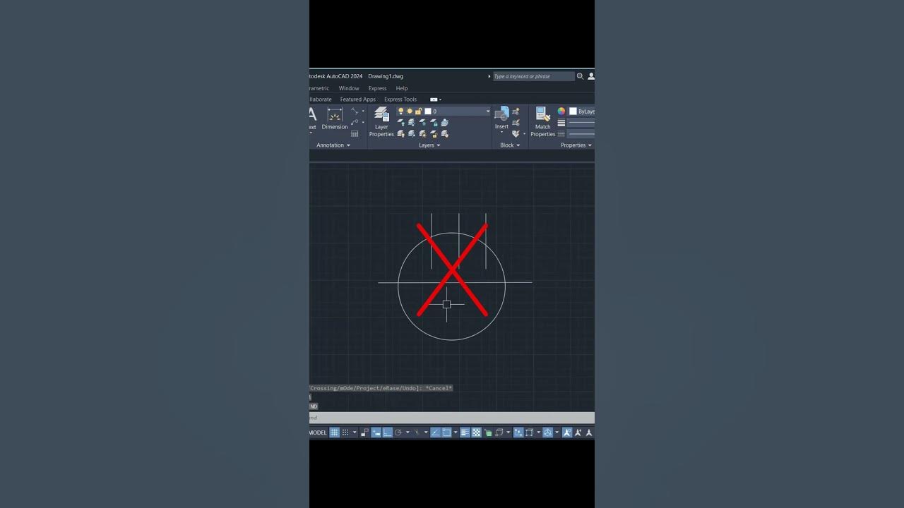 AutoCAD Extend Command + Shift Trick | Trim & Extend in One Command #shorts - YouTube