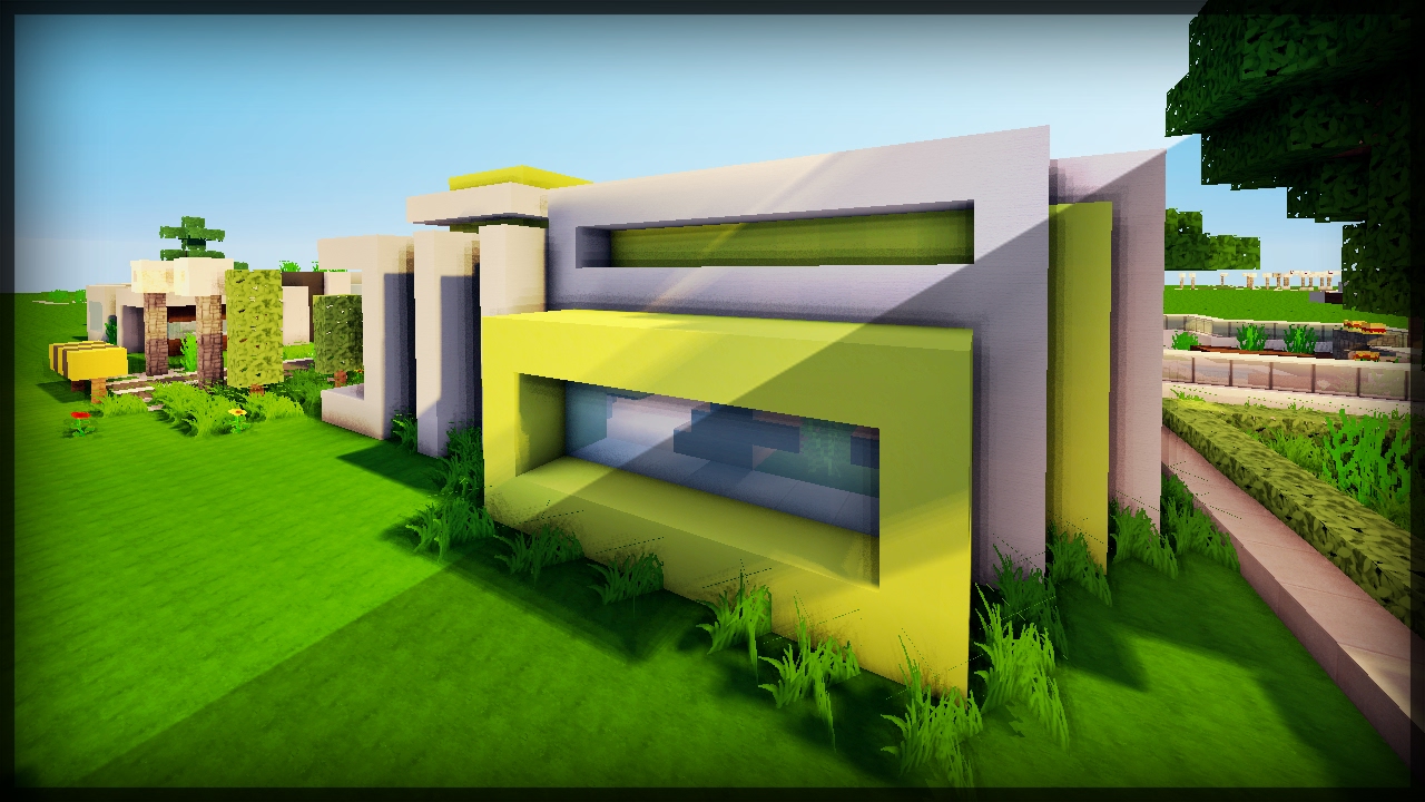 CASA MODERNA VERDE - MINECRAFT - YouTube