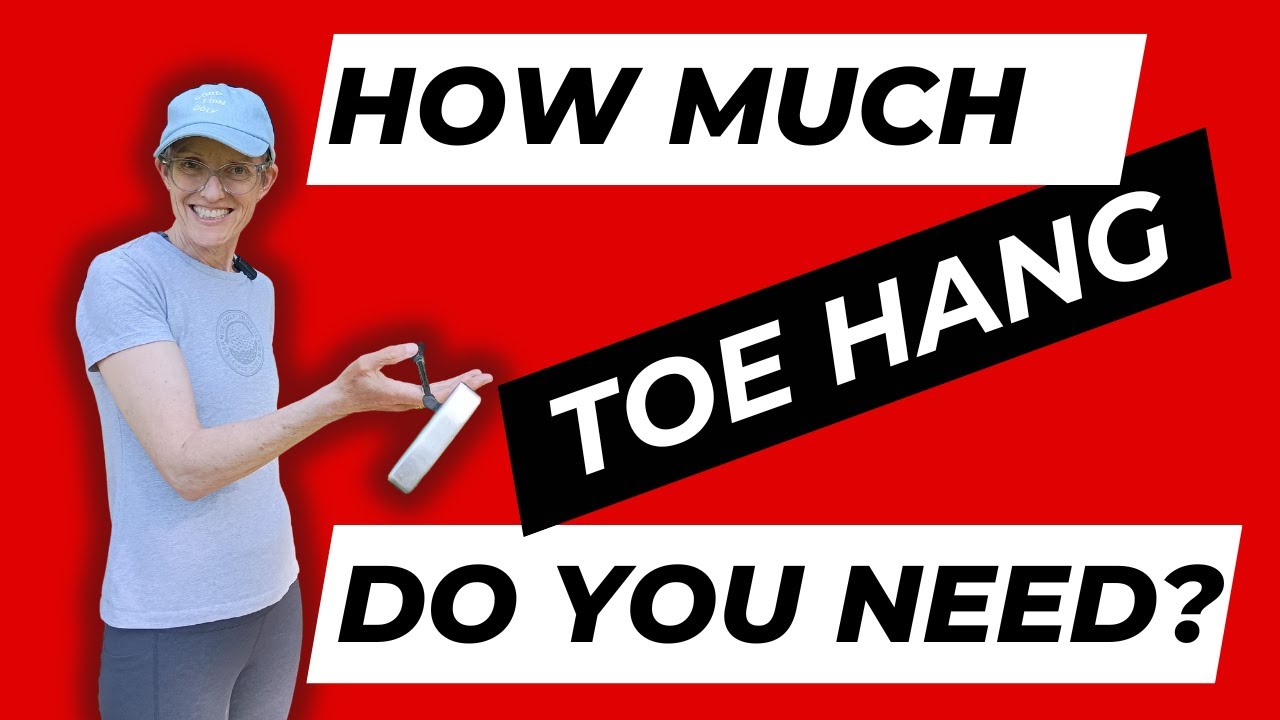 Match your putting stroke with the correct amount of toe hang - YouTube