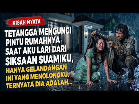 TETANGGA MENGUNCI PINTU SAAT AKU LARI DARI SIKSAAN SUAMIKU, HANYA GELANDANGAN INI YANG MENOLONGKU...
