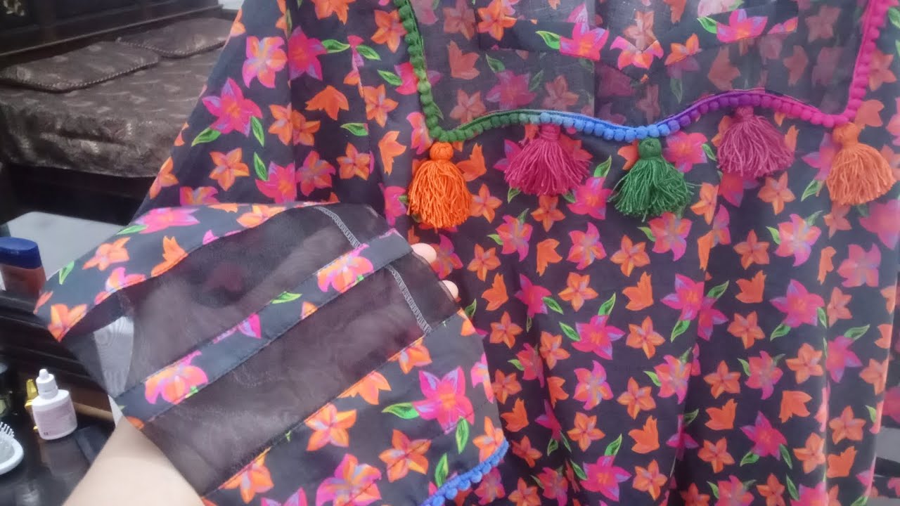Same print Shirt trouser lawn dress design|| Beautiful designing| - YouTube