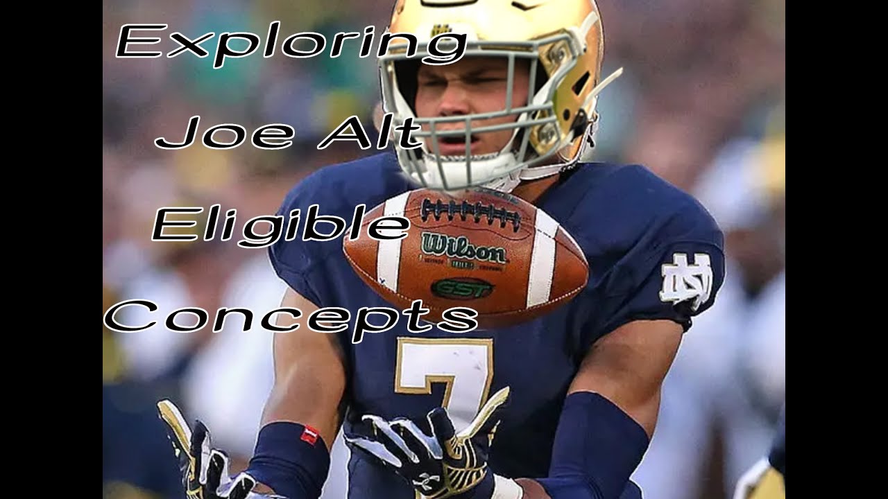 Using Joe Alt as an Eligible Receiver - YouTube
