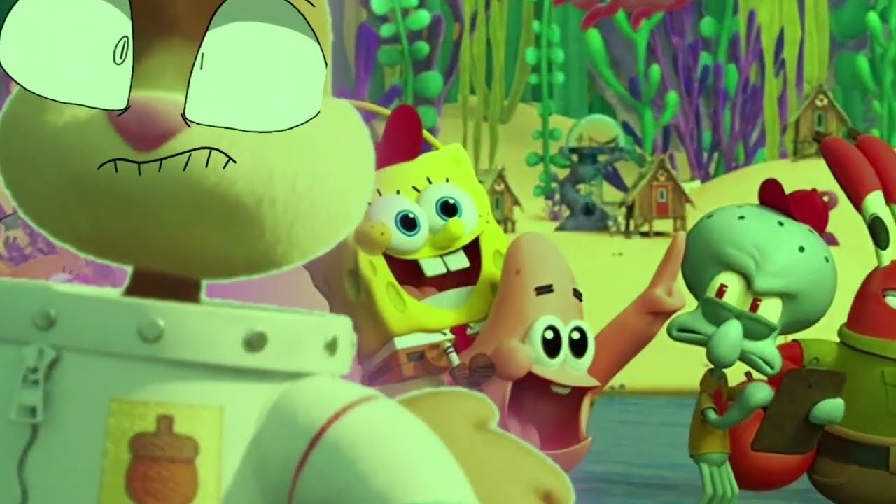 SpongeBob 3D vs 2D /Monster How Should I Feel /SpongeBob /Animation ...