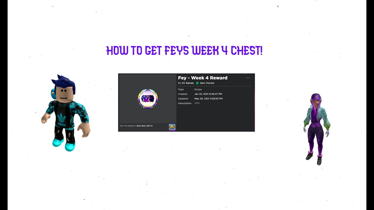 HOW TO GET FEYS CHEST WEEK 4 ROBLOX METAVERSE! - YouTube