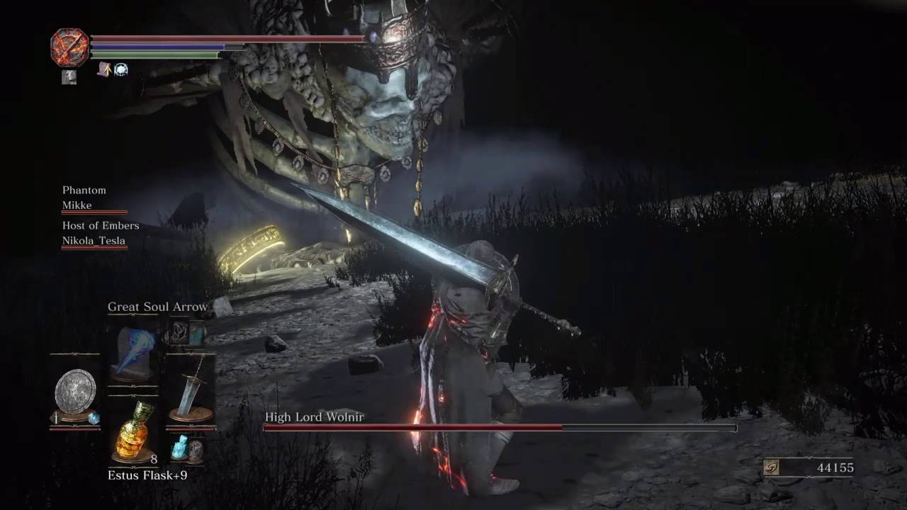 Dark Souls 3 - High Lord Wolnir (Boss) (Summon) (NG+) - YouTube