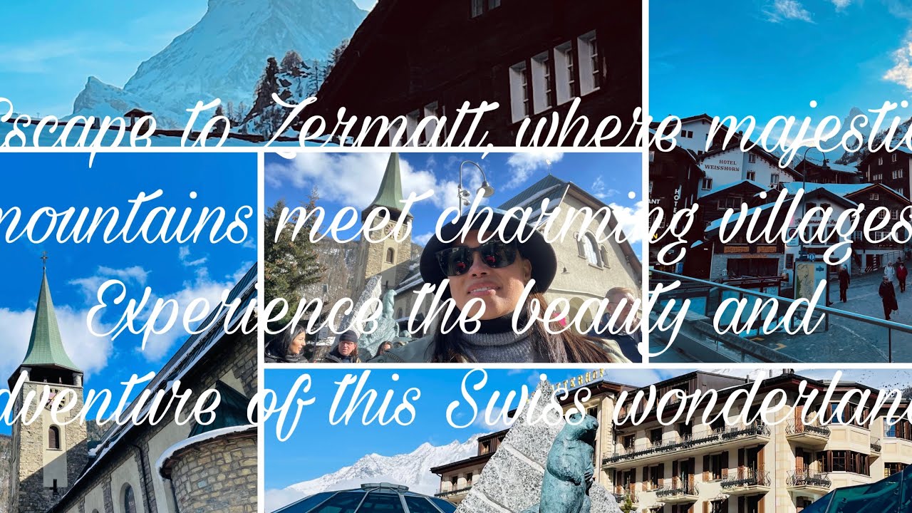 'Awesome journey from Tasch to Zermatt & exploring car-free Zermatt ...