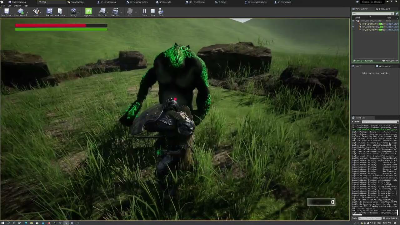 Unreal ARPG - SoulsLike - YouTube