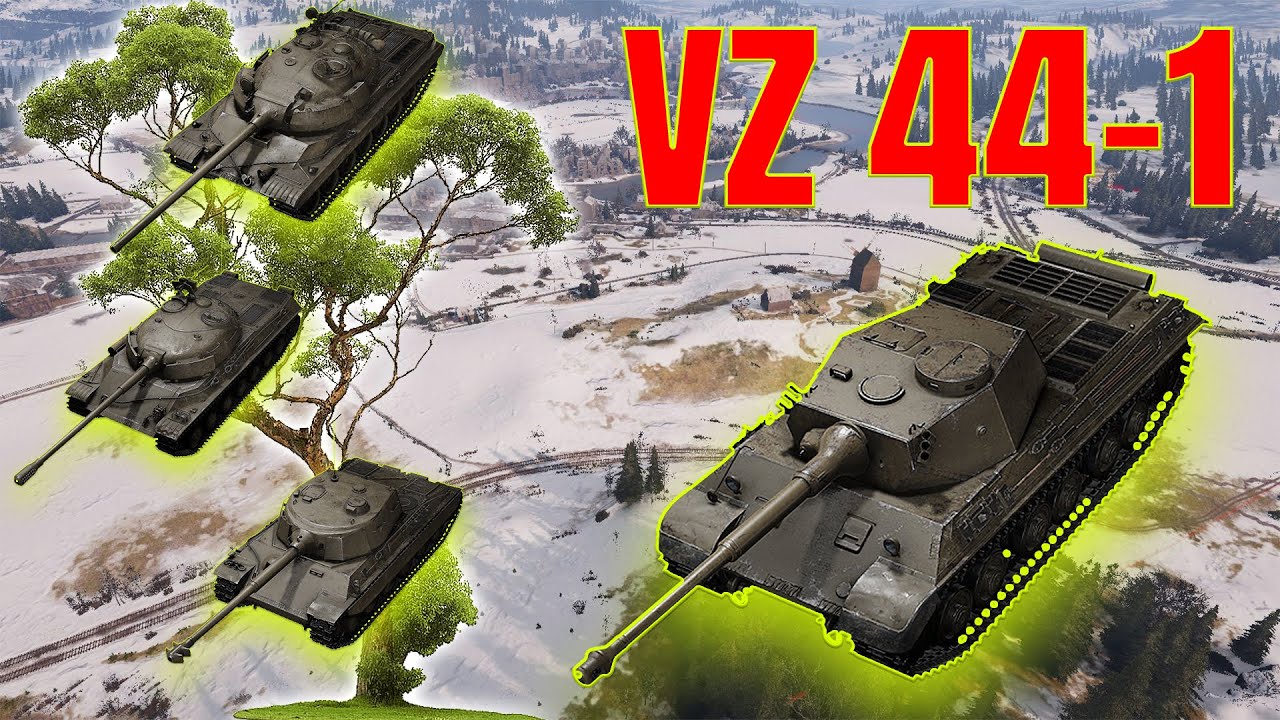 Československé tanky na vrcholku stromu VZ 44-1 (World of Tanks CZ/SK ...