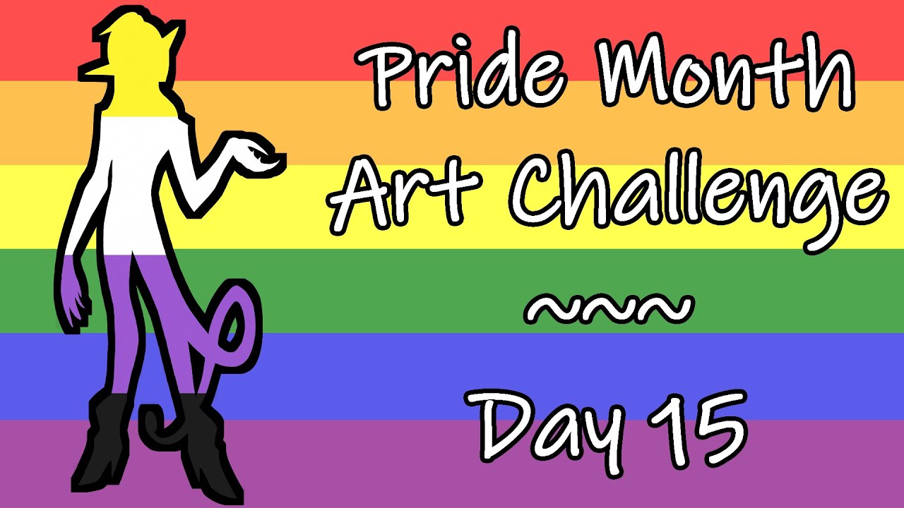 Pride Month 2021 Art Challenge || Day 15 || Double Trouble - YouTube