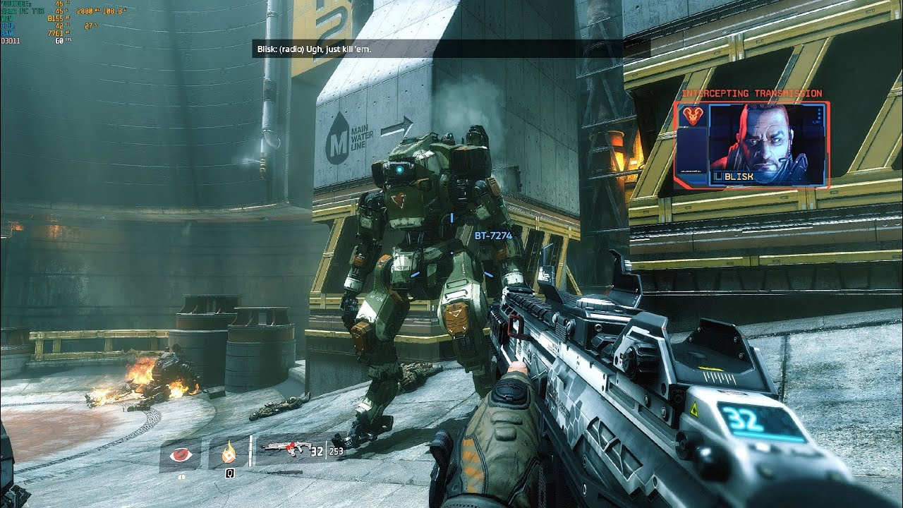 Titanfall 2 2K (Robot war) Ray tracing Part 4 VERY HARDCORE Full Game ...