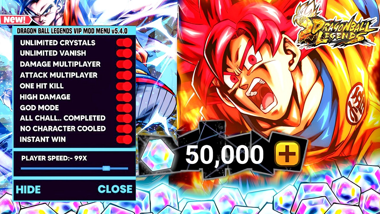 NEW! Dragon Ball Legends Mod Menu Hack v5.5.1 / All Characters UNLOCK ...