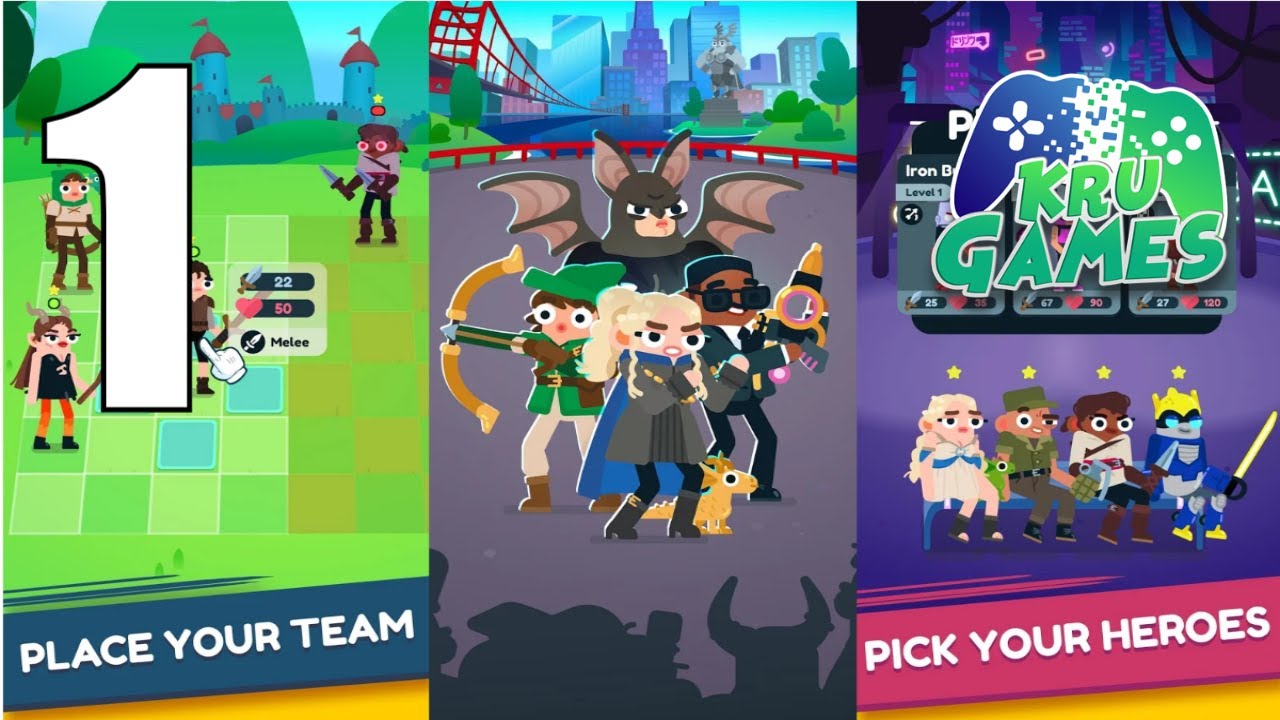 Heroes Battle: Auto-battler RPG Gameplay Walkthrough #1 (Android, IOS ...
