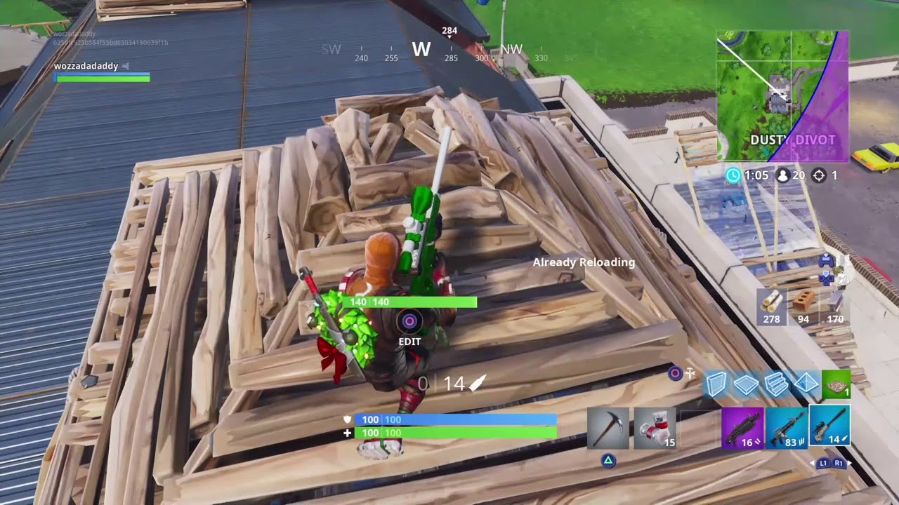 Fortnite fresh backbling and a salty ginger bread marauder - YouTube