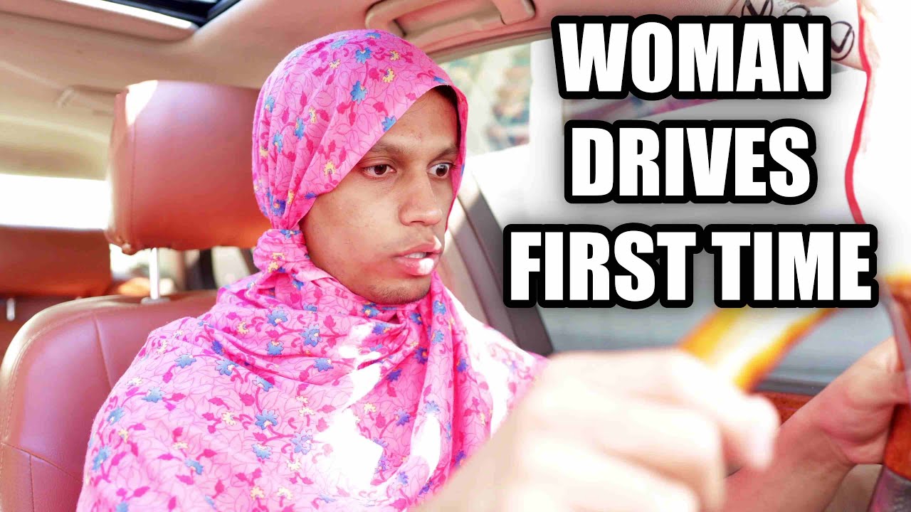 Woman Drives for the first time without licence - YouTube