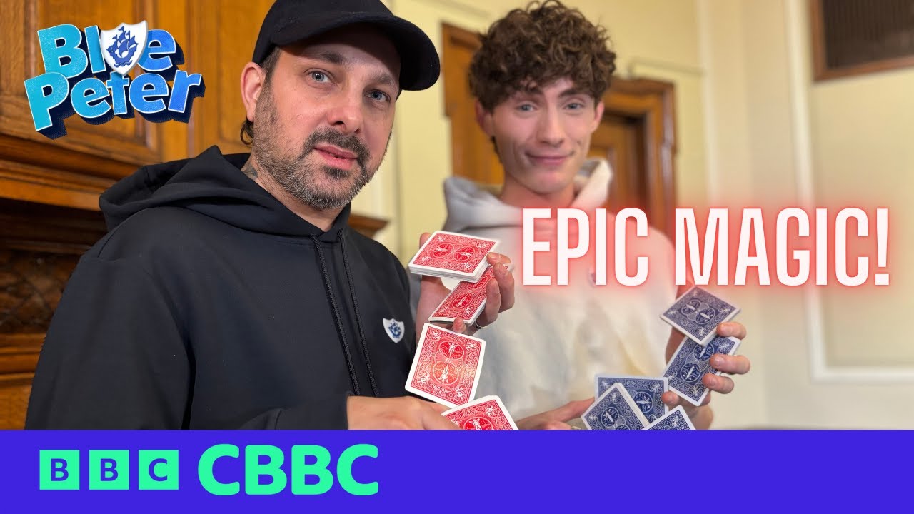 Magician Steven Frayne stuns Blue Peter with Incredible Magic Tricks ...
