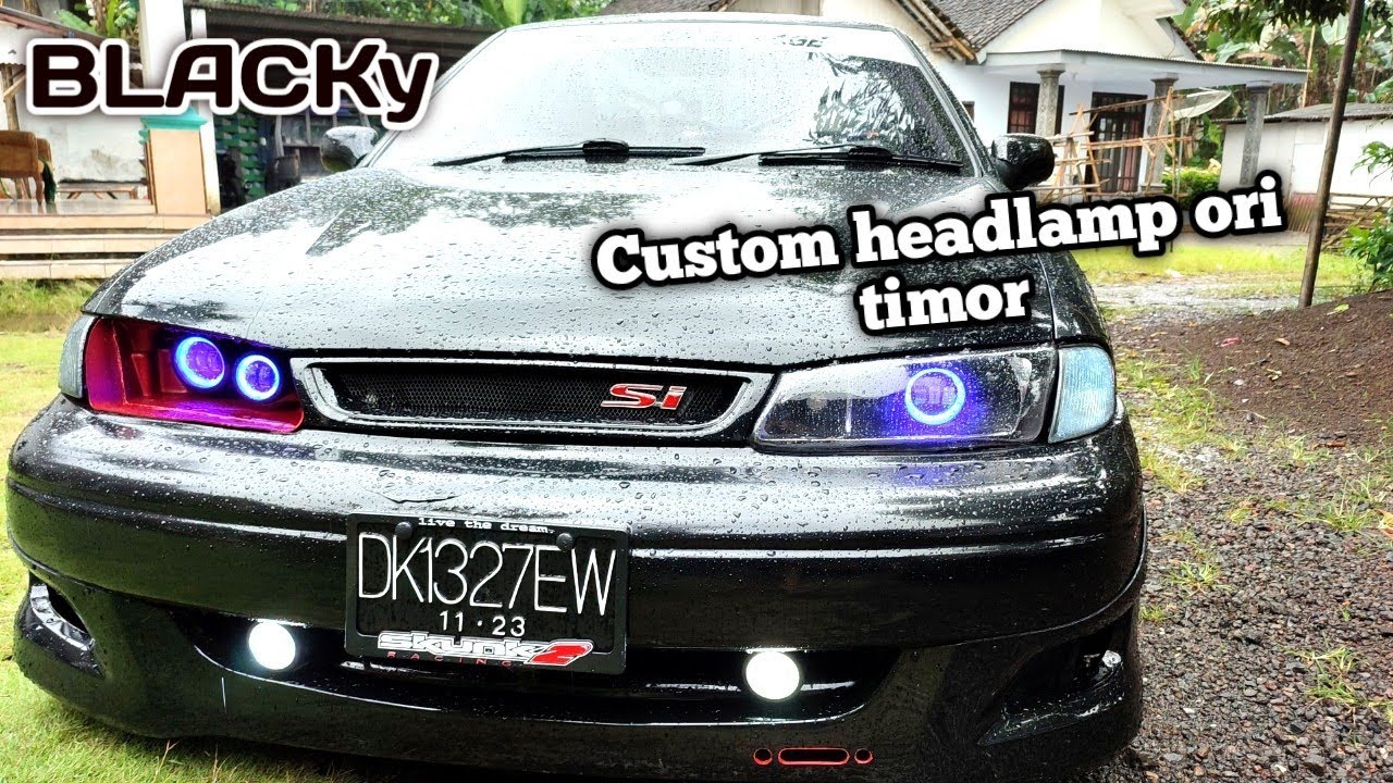 Custom headlamp ori timor || BLACKy - YouTube