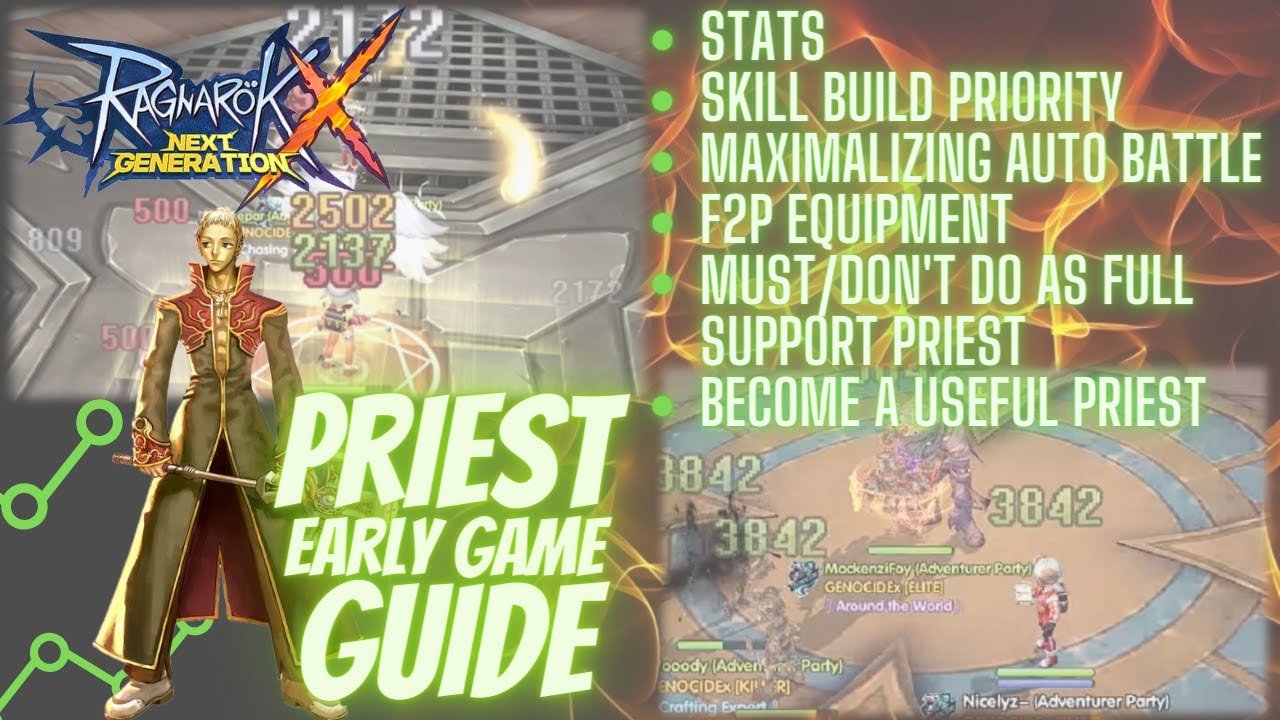 Ragnarok X: Next Generation SEA - Priest Guide, Early Game. - YouTube