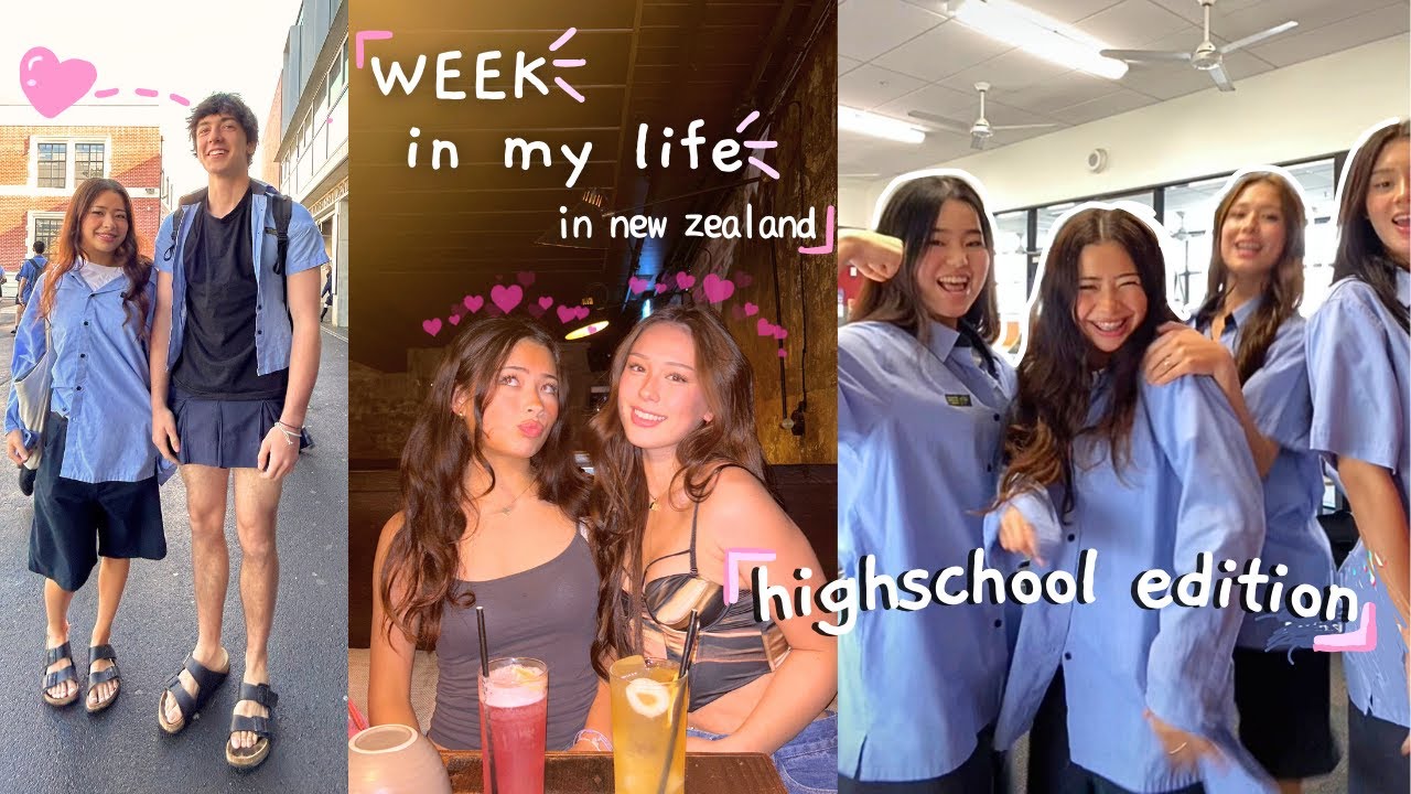 nz high school week in my life: uniform swap, going out w/ friends ...