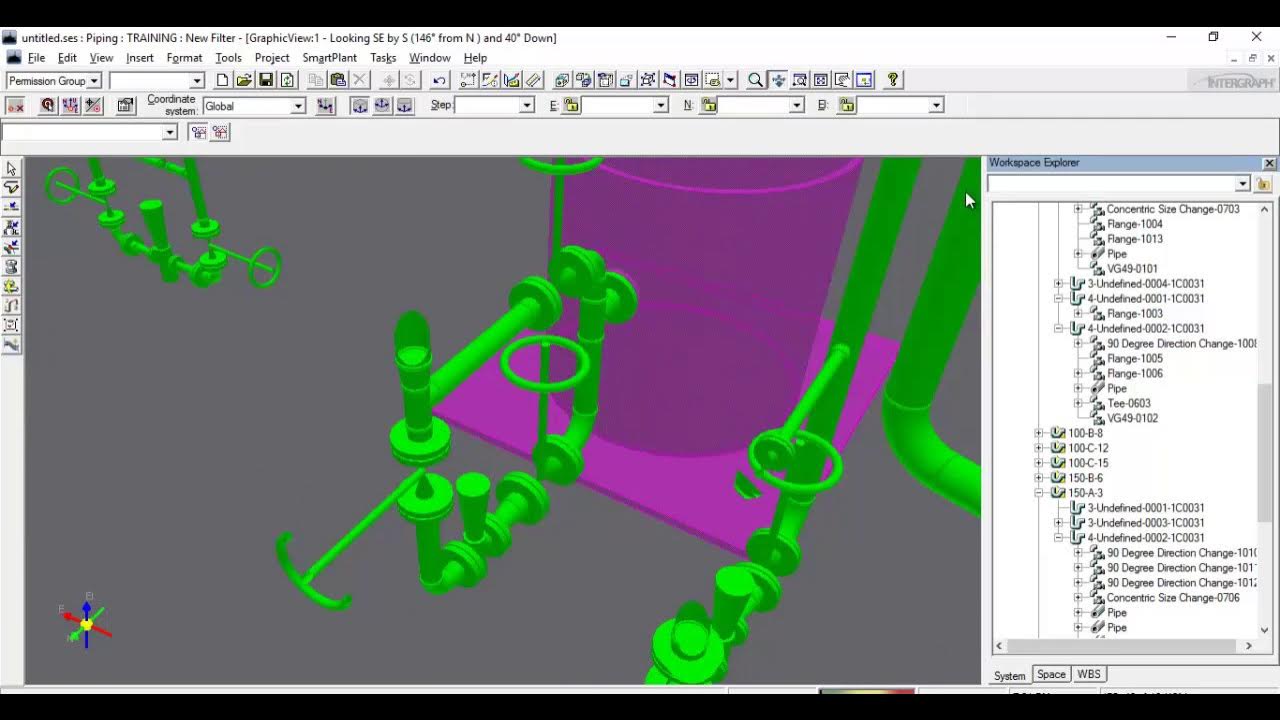 SP3D PIPING TUTORIALS FOR BEGINNERS: 150-A-3 HD - YouTube