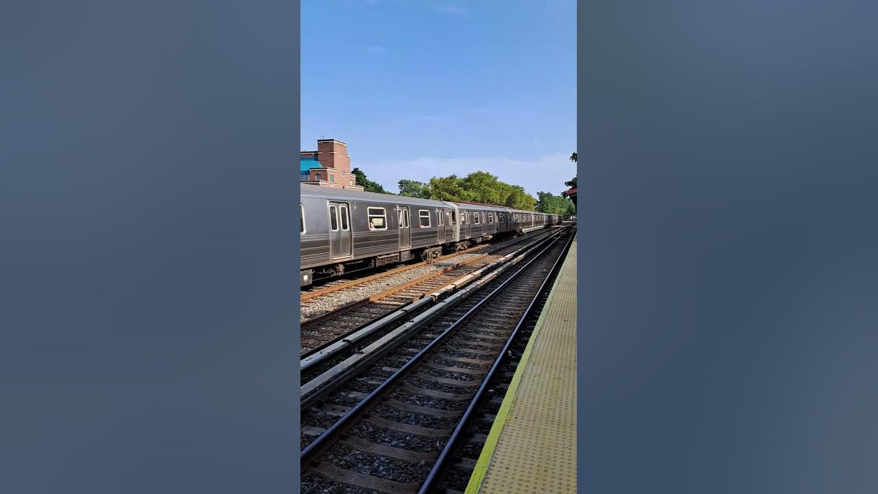 Coney Island Manhattan Bound R46 R68A Q trains R68A B express train at Avenue J - YouTube