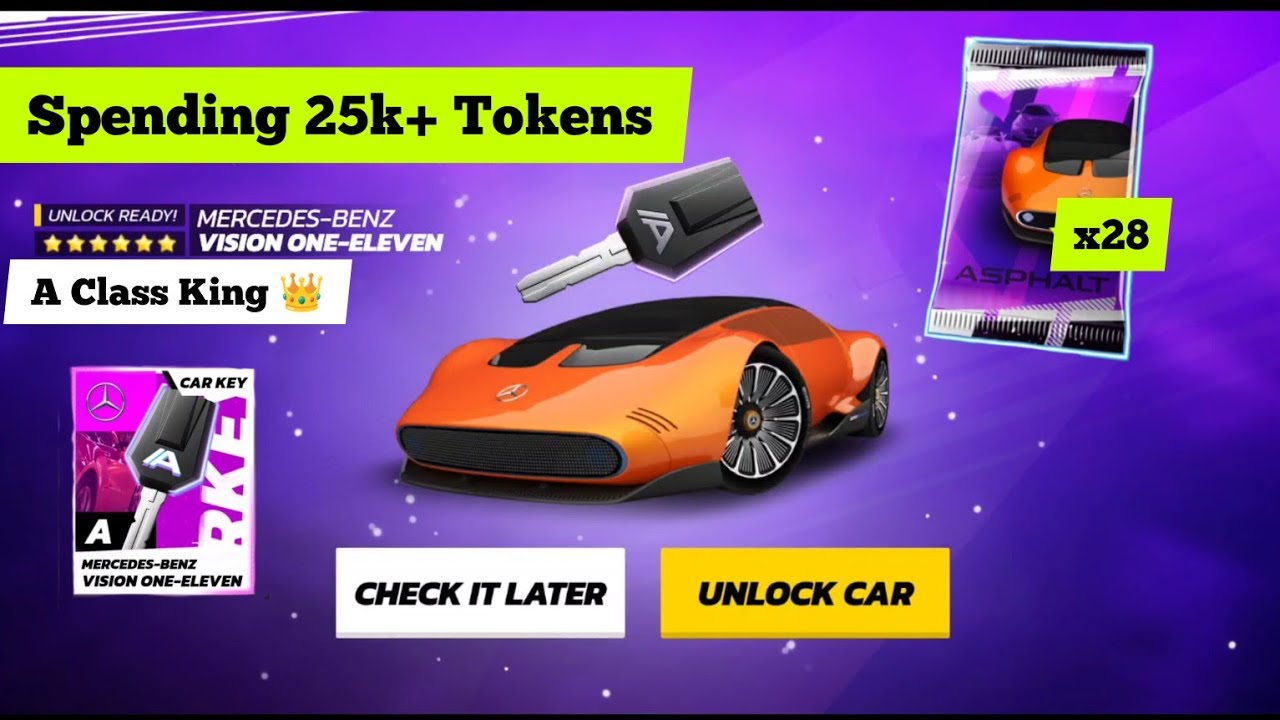 Mercedes Benz Vision One Eleven Unlock Key 🗝️• Spending 25k+ Tokens ...