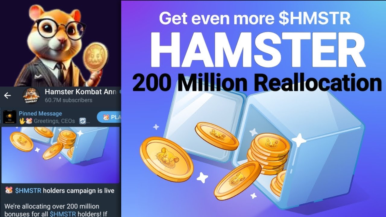 200 MILLION Hamster Token "HMSTR" Reallocation to Users Explained ...