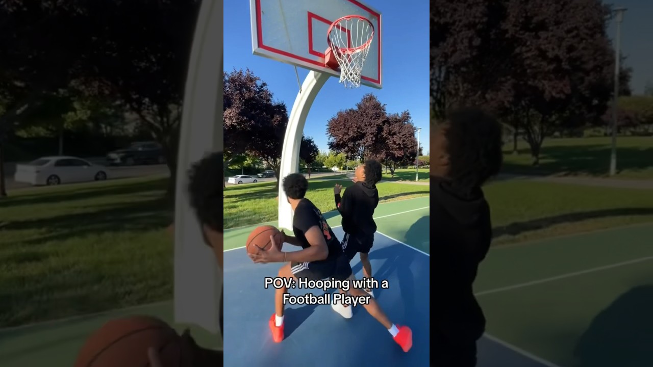 Bro doing everything BUT hooping 💀😂 •••••••••••••••••••••••••••• # ...