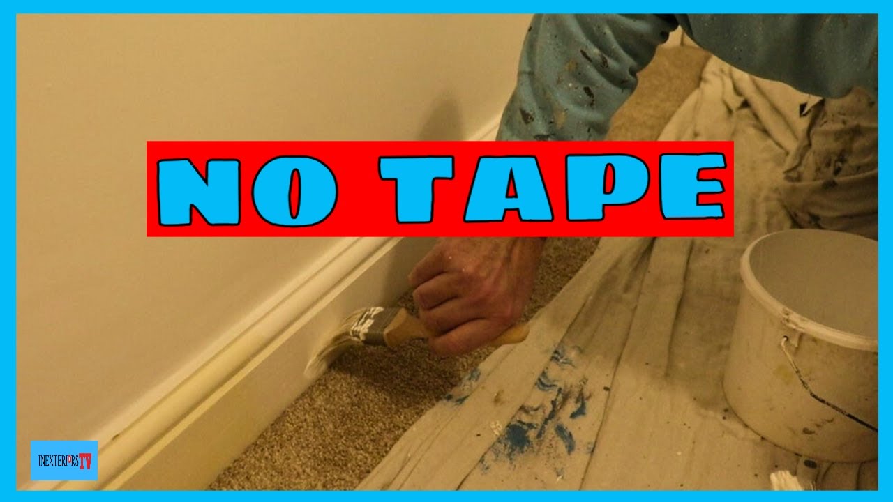 How to cut in the skirting board to carpet. - YouTube