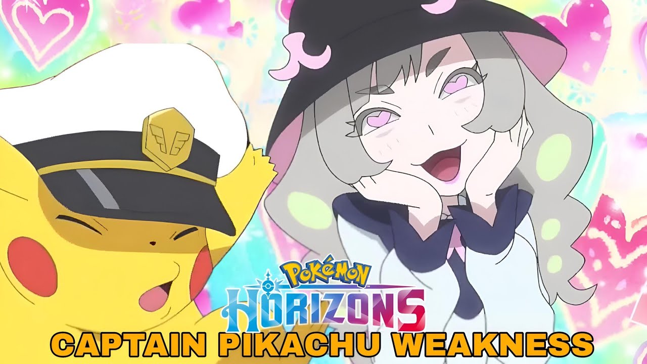 Captain Pikachu Weakness Pokemon Horizons Episode 35 Review - YouTube
