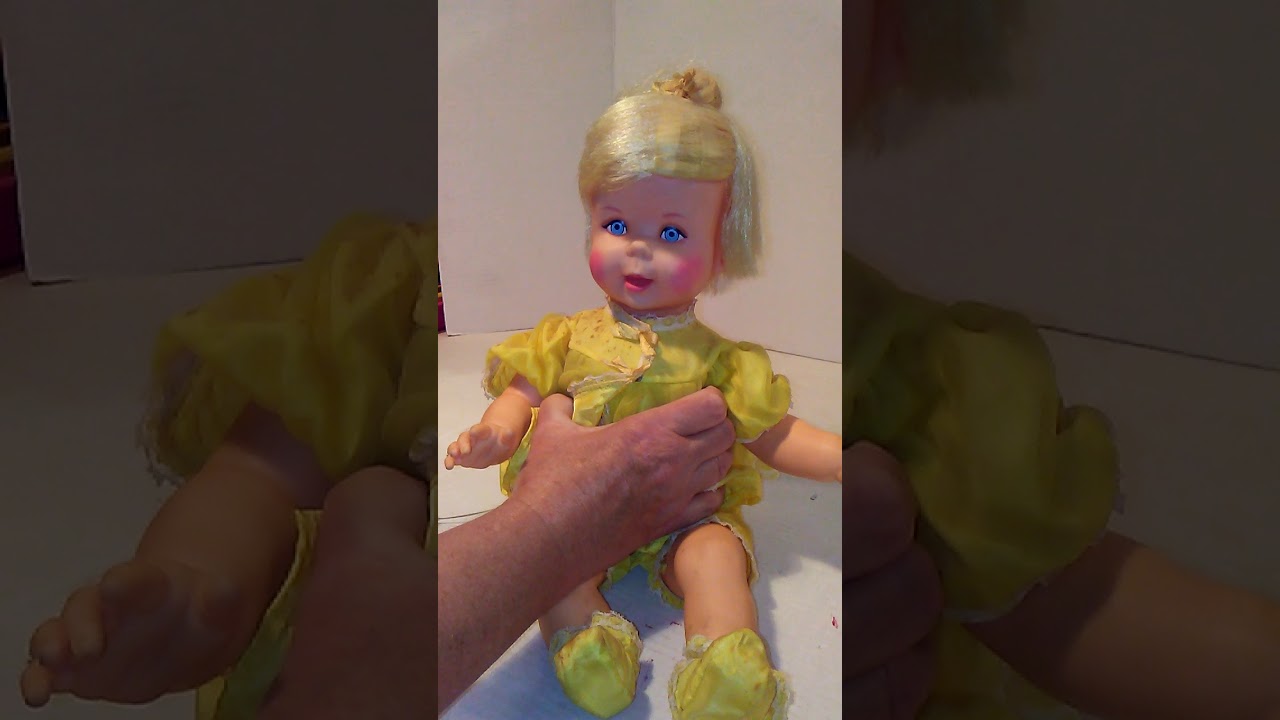1960s Mattel Teenie Talk Pull String Doll MOUTH MOVES WHILE TALKING ...