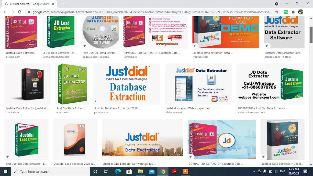 Justdial Data Extractor || How To Copy Just Dial Data Premium Software @999/- 9978911152 ...