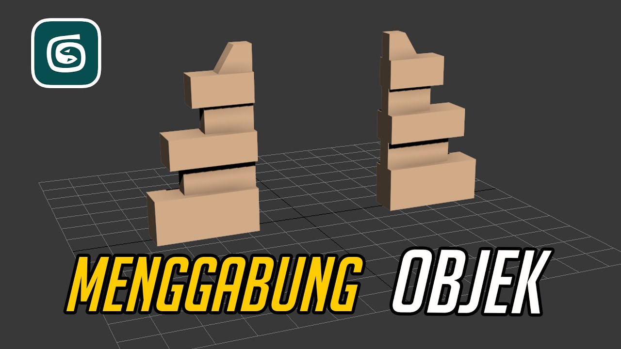 3ds Max Part 20 | Union | Menggabung Objek - YouTube