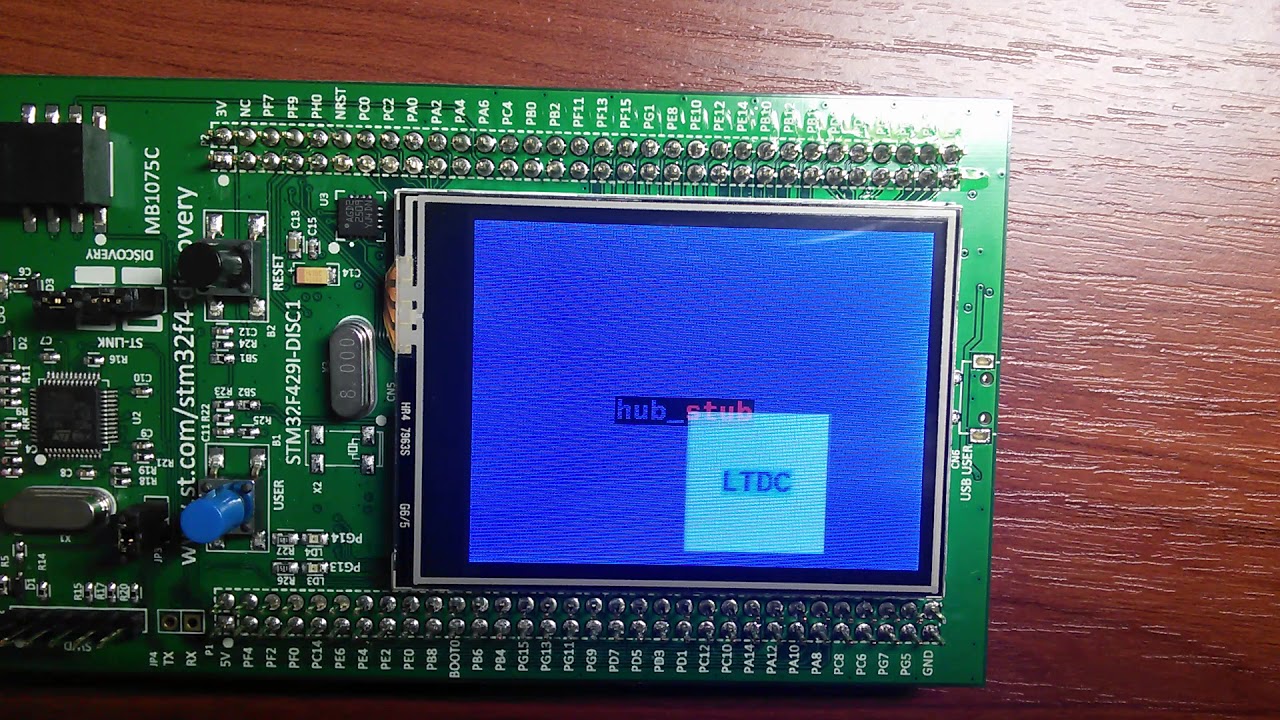 STM32F4 LTDC. - YouTube