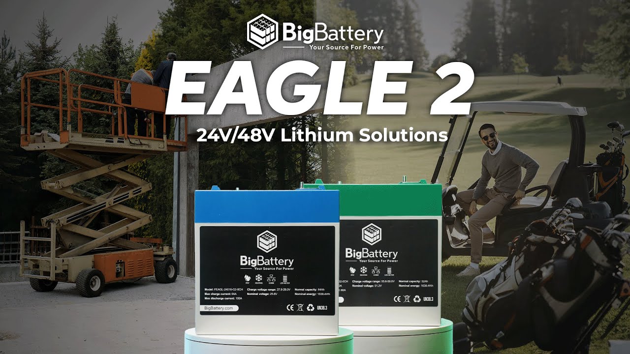 24V & 48V EAGLE 2 - Upgraded Mobile Power | LiFePO4 Batteries - YouTube