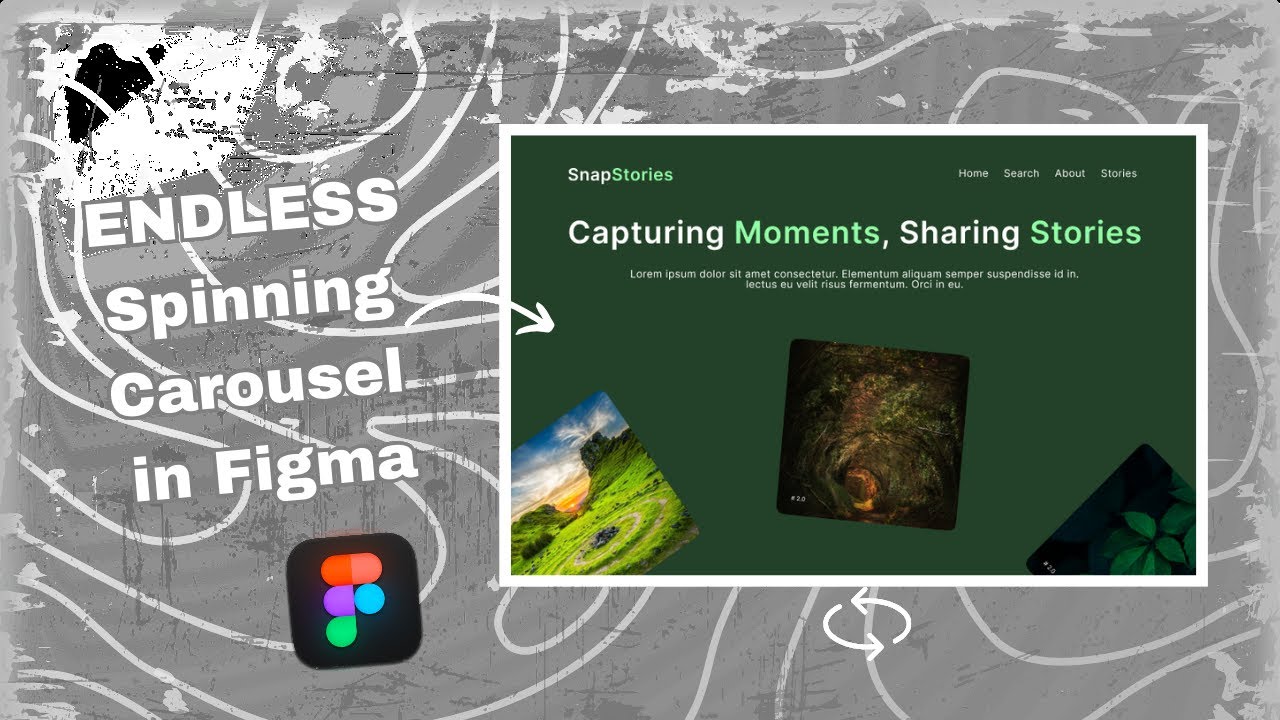 Making ENDLESS Spinning Carousel Animation In Figma - YouTube