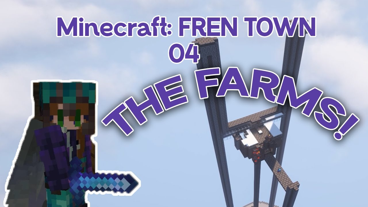 Minecraft - FREN TOWN Server - The FARMS - YouTube