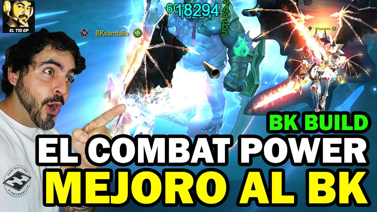 BUILD COMBAT POWER BK QUE BESTIA DE MEJORA!😱🔥l Muonline S18.2 - YouTube