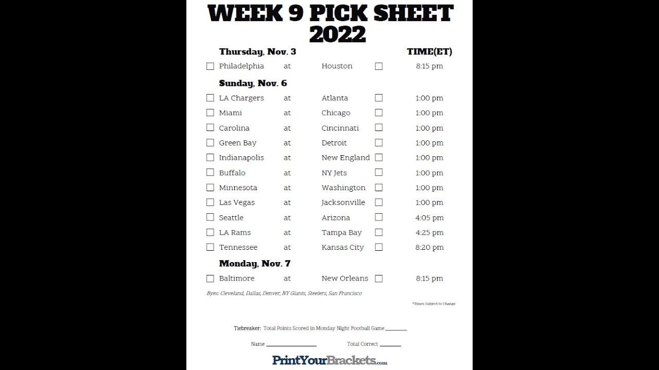 NFL Week 9 Picks with Dashie and Guests - YouTube