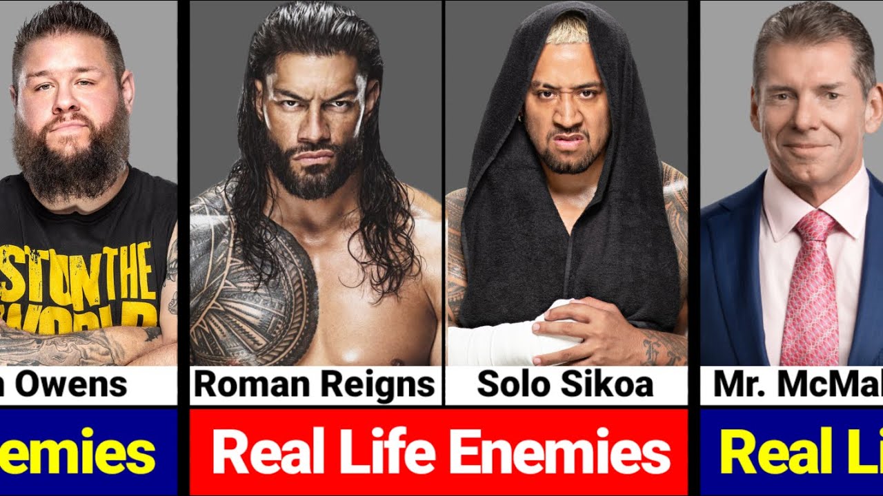 WWE Wrestlers Real Life Enemies in WWE - YouTube