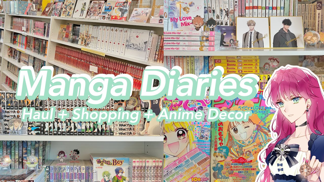 Manga Diaries 🌱 || manga shopping, anime packages, manga haul, anime ...