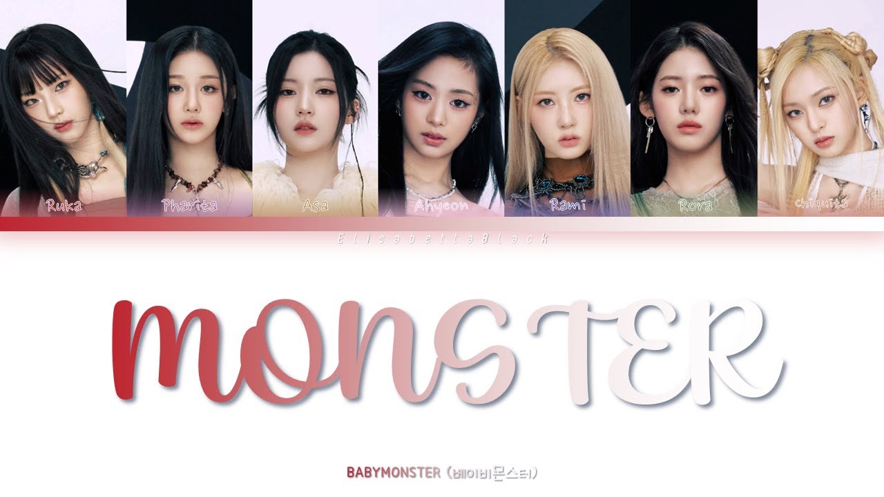 MONSTER - BABYMONSTER COLOR CODED LYRICS - YouTube